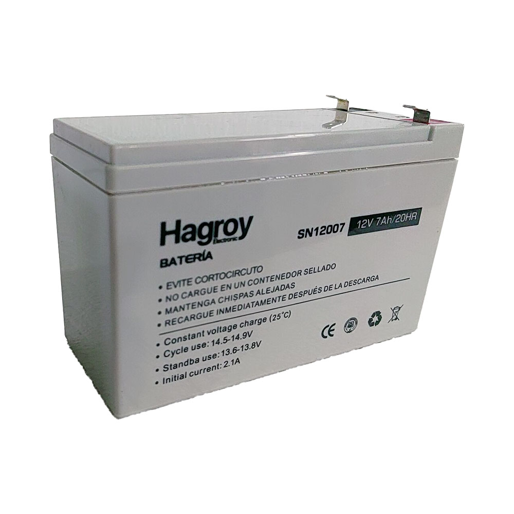 BATERIA 7Amp-12V - mod. PS7-12 | BEST SECURITY DEL PERU